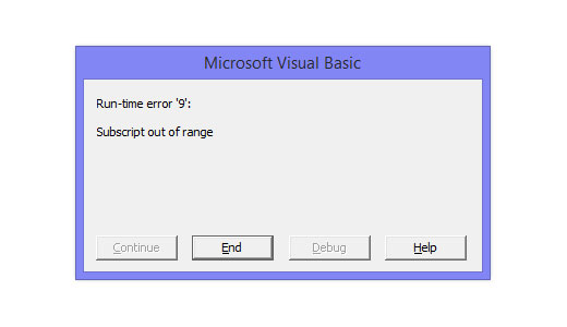 How to Fix Runtime Error 9 How to Fix Runtime Error 9