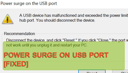 How to Repair Power Surge on USB Port How to Repair Power Surge on USB Port